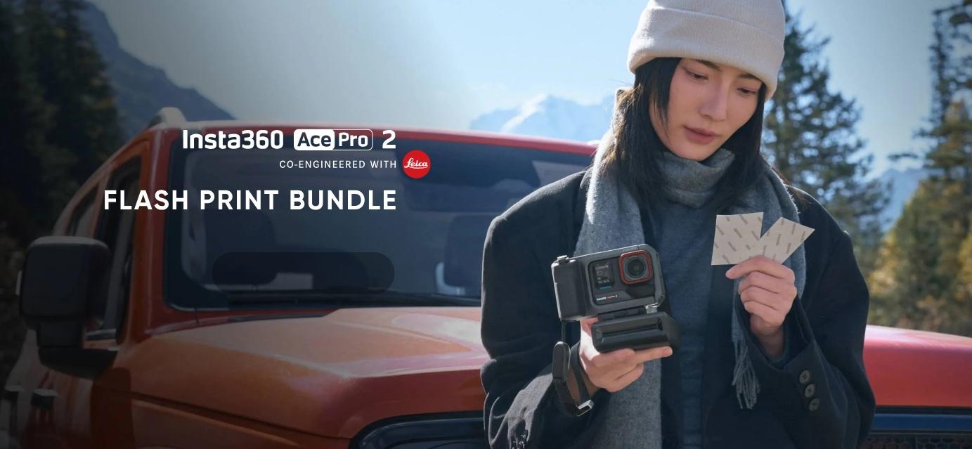 Cathay Photo | Insta360 Ace Pro 2 Flash Print Bundle