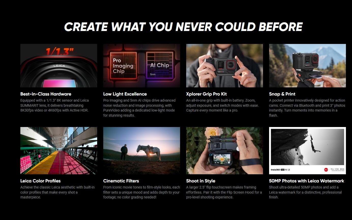 Cathay Photo | Insta360 Ace Pro 2 Flash Print Bundle