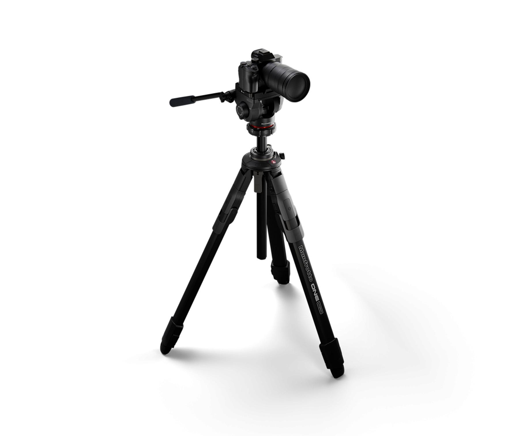 Cathay Photo | Manfrotto ONE Hybrid Aluminium Tripod with 500X Fluid…