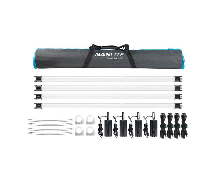 Cathay Photo | Nanlite Pavotube II 30C LED RGBWW Tube Light 4KIT