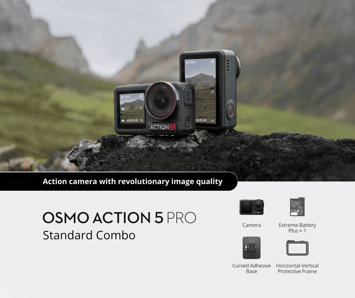 Cathay Photo | DJI Osmo Action 5 Pro Standard Combo