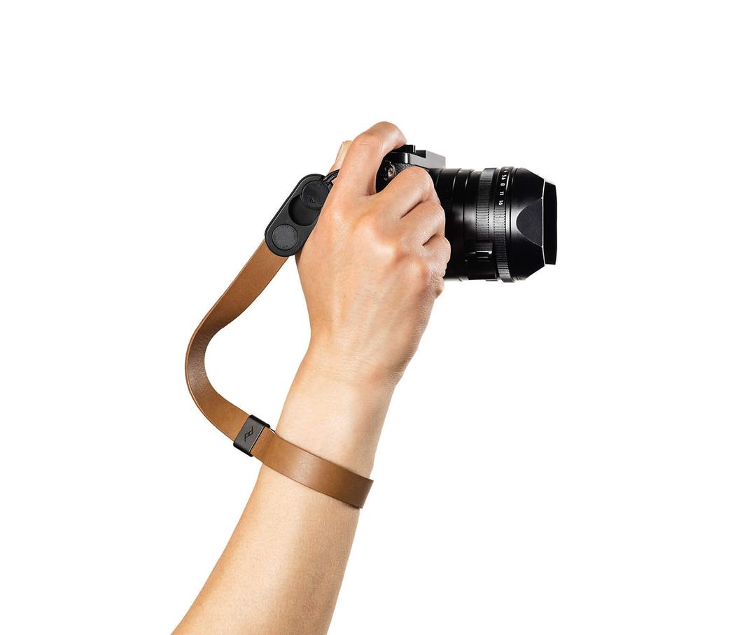 Cathay Photo | Peak Design Cuff Leather Camera Wrist Strap (Tan)