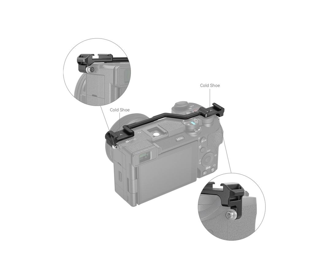 Cathay Photo | SmallRig 4339 Dual Cold Shoe Mount Plate for Sony A6700