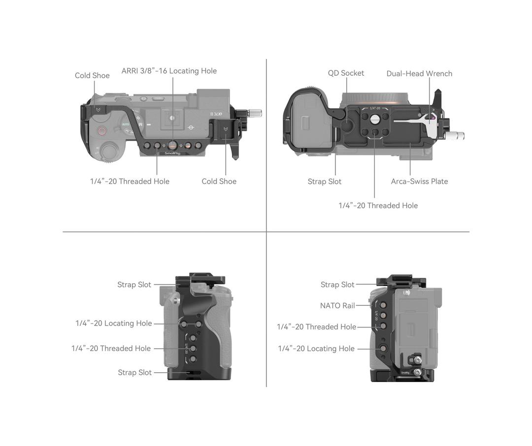 Cathay Photo | SmallRig 4422 Cage Kit for Sony A7CII / A7CR