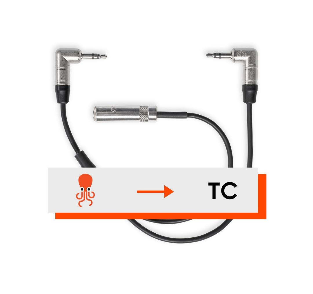 Cathay Photo | Tentacle Sync 3.5mm Mini-Jack Microphone Y-Cable (12")