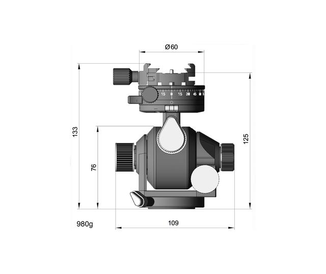Cathay Photo | Arca-Swiss d4 Geared Pan Classic Tripod Head