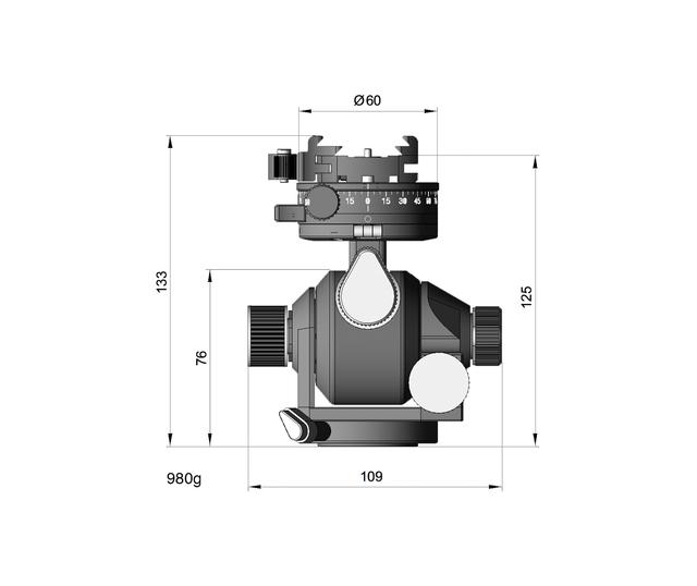 Cathay Photo | Arca-Swiss d4 Tripod Head with FlipLock® Lever Quick…